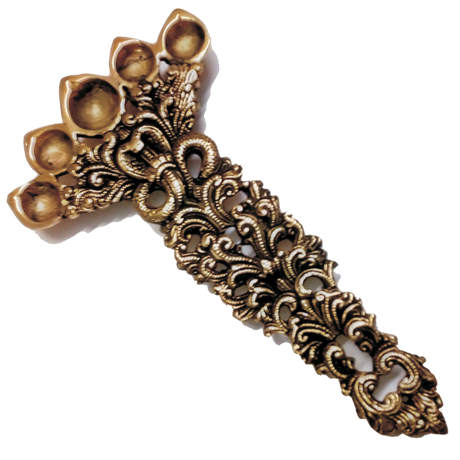 Srihari Puja Stores Naga Pancha Harathi Brass 10Inch – S9075 - Season ...