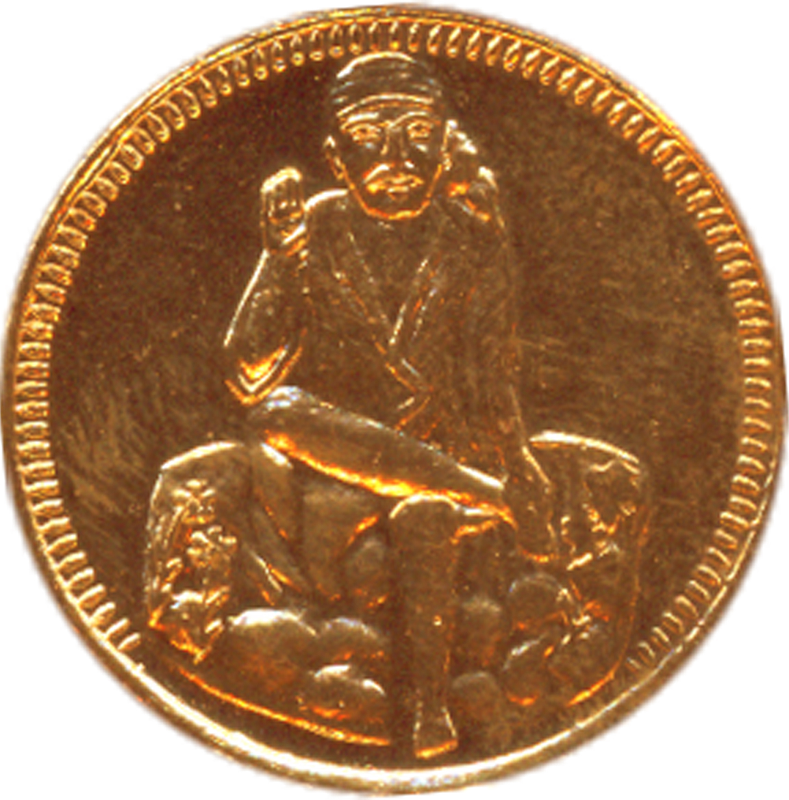Shirdi Sai Baba Copper Coin - A3066-01 - Season Bazaar