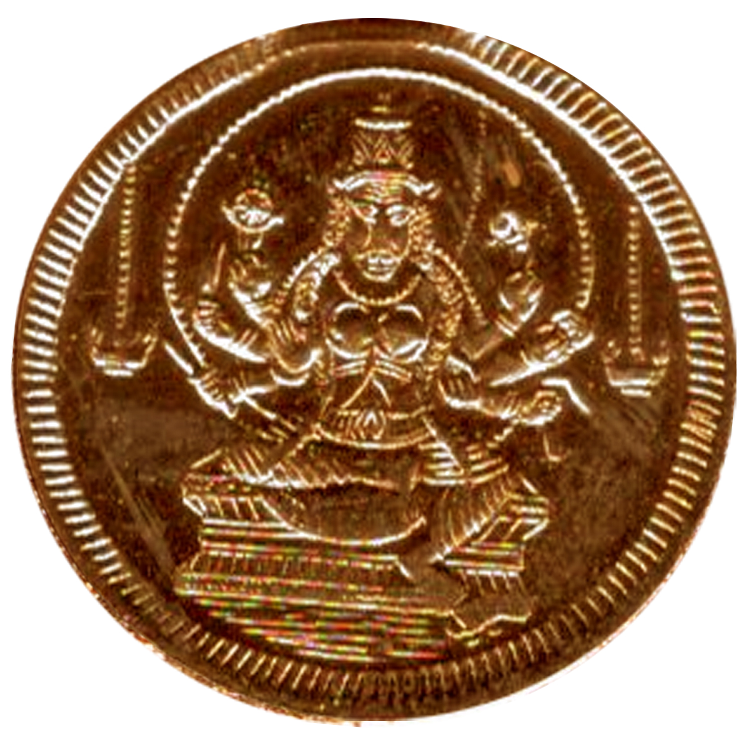 Devi Varahi Ambika Barahi Varagini Copper Coin - A3116-01 - Season Bazaar