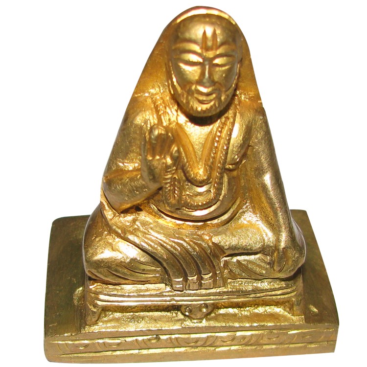 Sri Guru Raghavendra Swami Brass Idol - S943878 - Season Bazaar