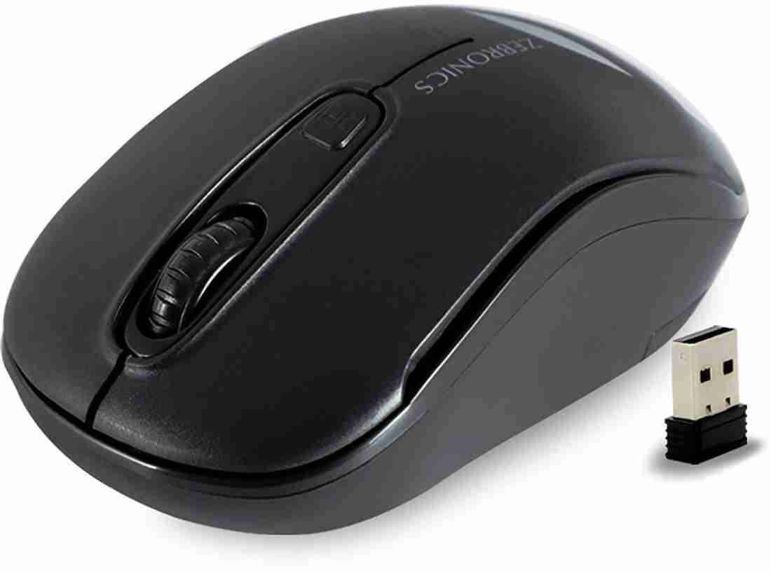 Zebronics Zeb -Dash Wireless Optical Mouse(Black) - Season Bazaar