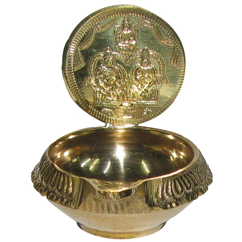 Kuber Diya Kubera Deepam in Brass - S914528 - Season Bazaar